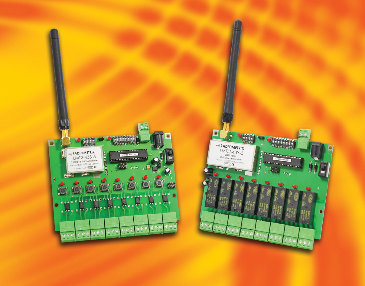 CTA88 Multichannel RF Remote Control Application Boards
