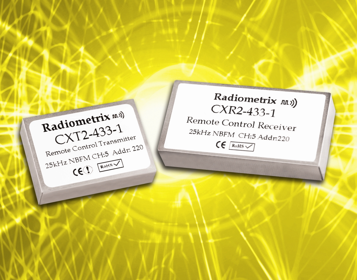 CXT and CXR Modules Press Release | Radiometrix
