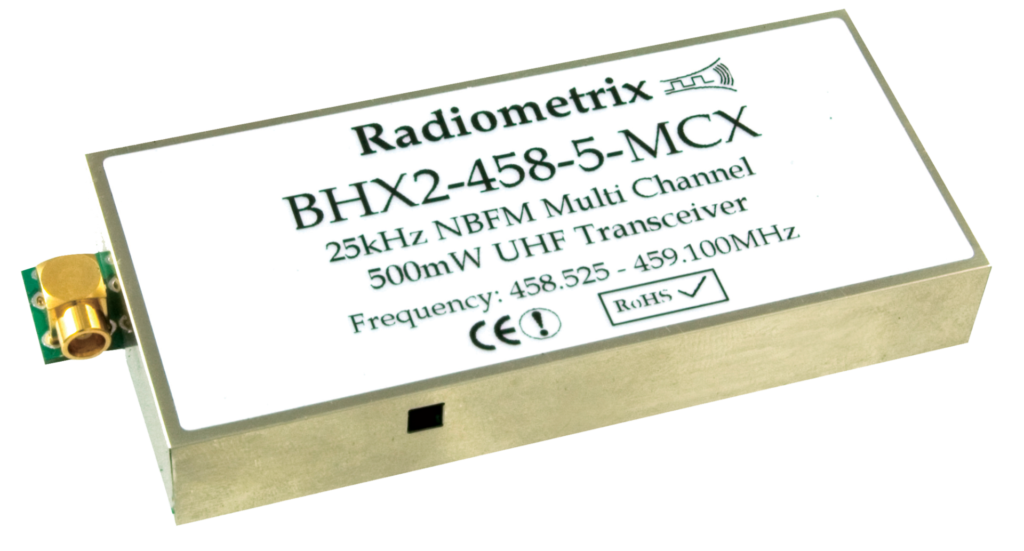 BHX2 | Narrow Band FM Multi-channel 500mW UHF Transceiver