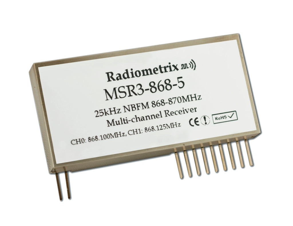 MSR3 | NBFM Multi-channel receiver for 868MHz SRD band