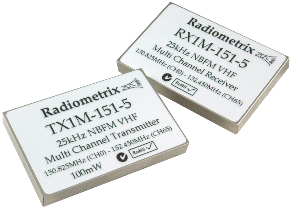 RX1M | VHF Narrow Band FM Multi channel radio Receiver