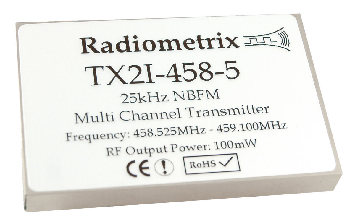 TX2M / TX2I | UHF Narrow Band FM Multi-channel Radio Transmitter